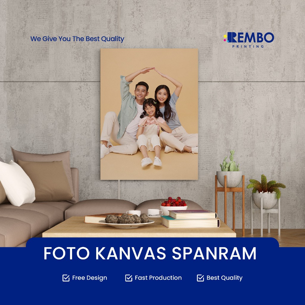 Jual Cetak Foto Kanvas Custom Print Photo Canvas Hiress Rangka Spanram ...