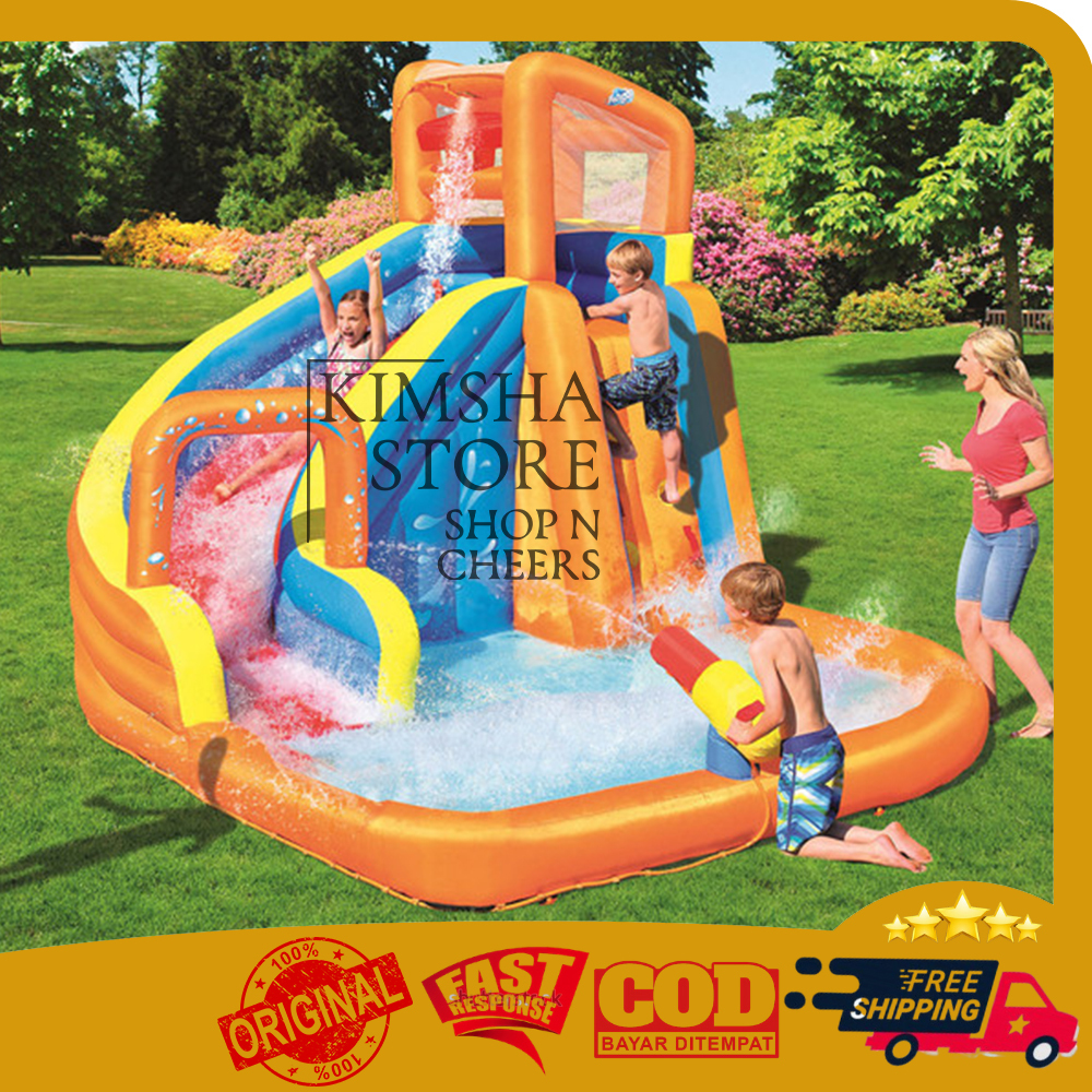 Jual Bestway H20 GO Aqua Park Istana Balon Kolam Renang Turbo Splash ...
