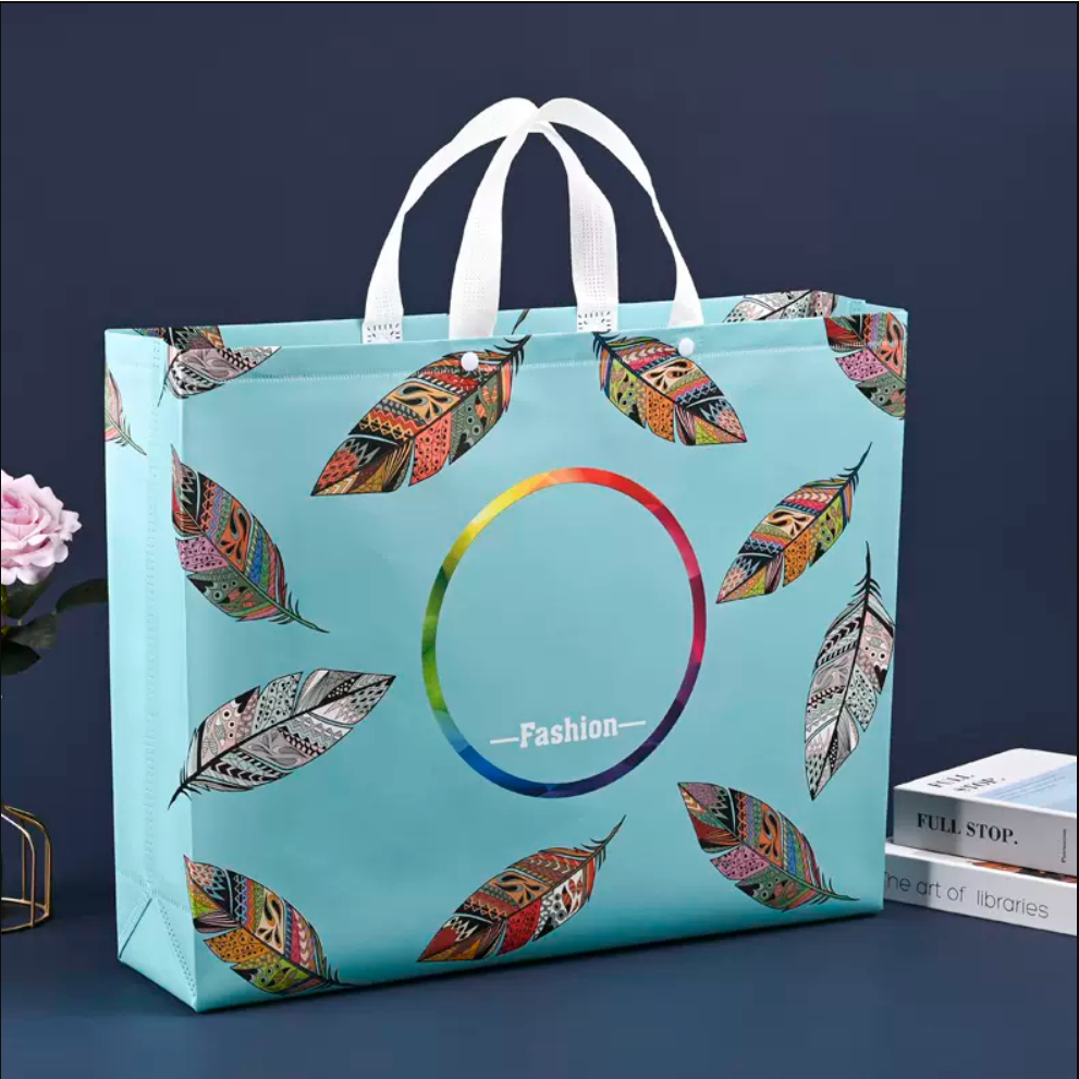Jual Tas Belanja / Tote Bag Spunbond Kain Motif Premium Kantong Tas ...