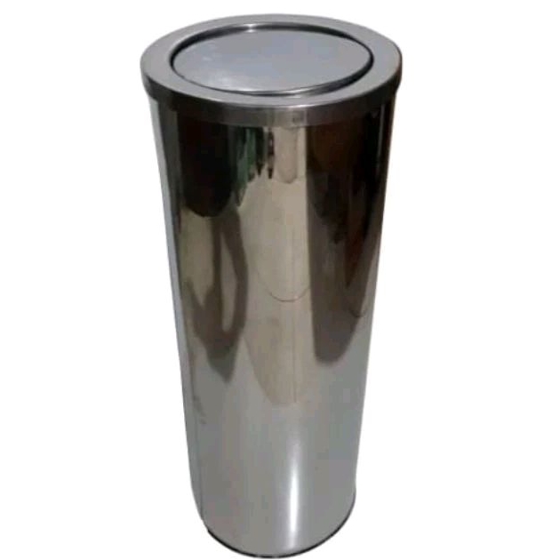 Jual Tempat sampah stainless tutup swing uk 25x65 | Shopee Indonesia