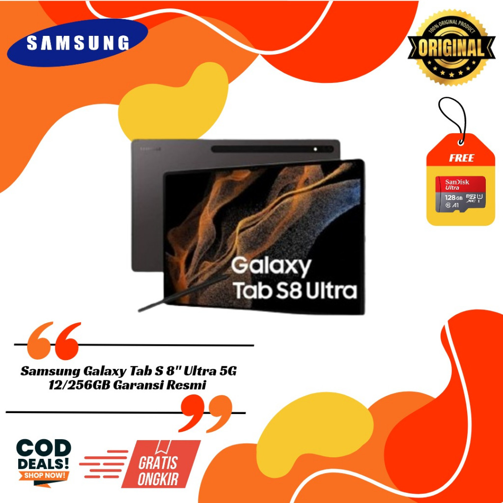 Jual Samsung Galaxy Tab S8 Ultra 12/256Gb Garansi Resmi | Shopee Indonesia