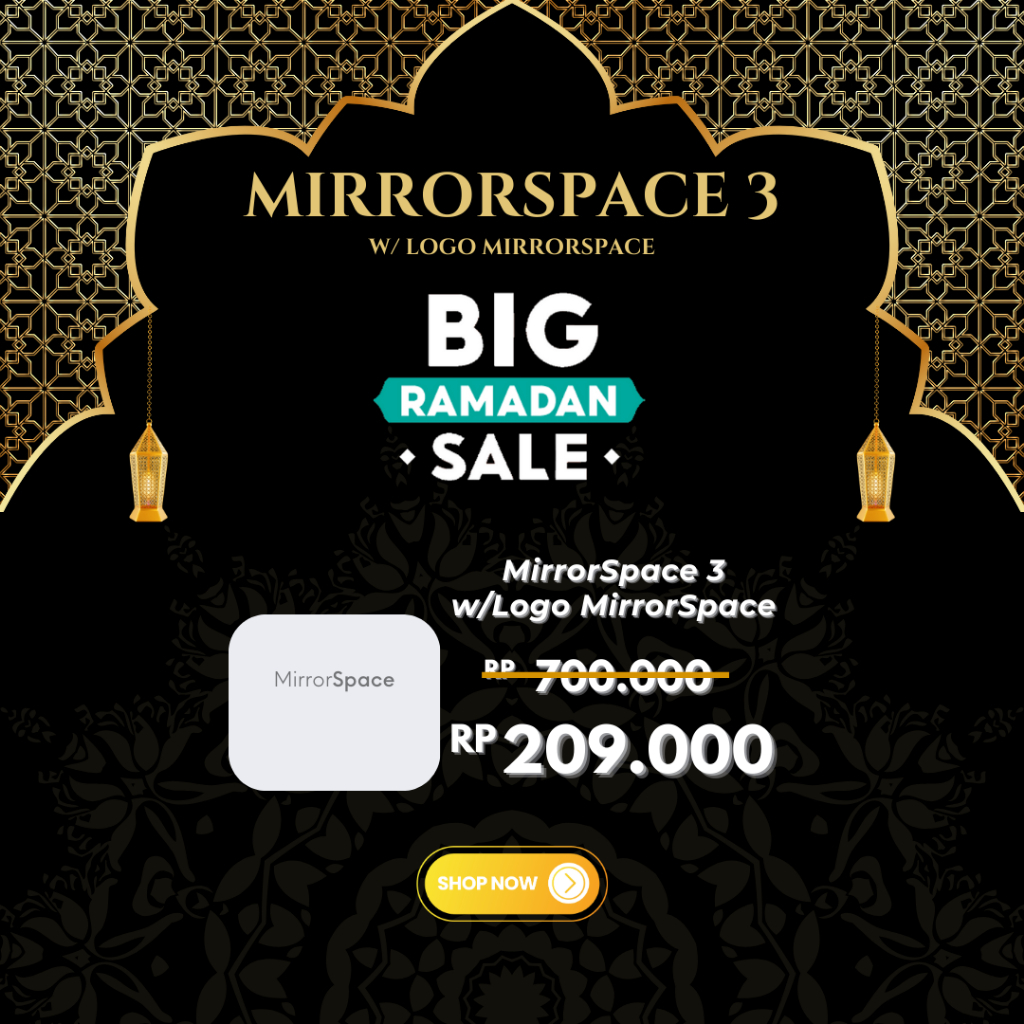 Jual MirrorSpace Generation 3 w/ logo MirrorSpace | Shopee Indonesia