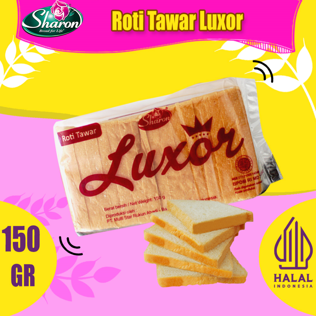 Jual Roti Tawar Luxor Sharon Bakery 150gr (Ukuran Kecil) | Shopee Indonesia