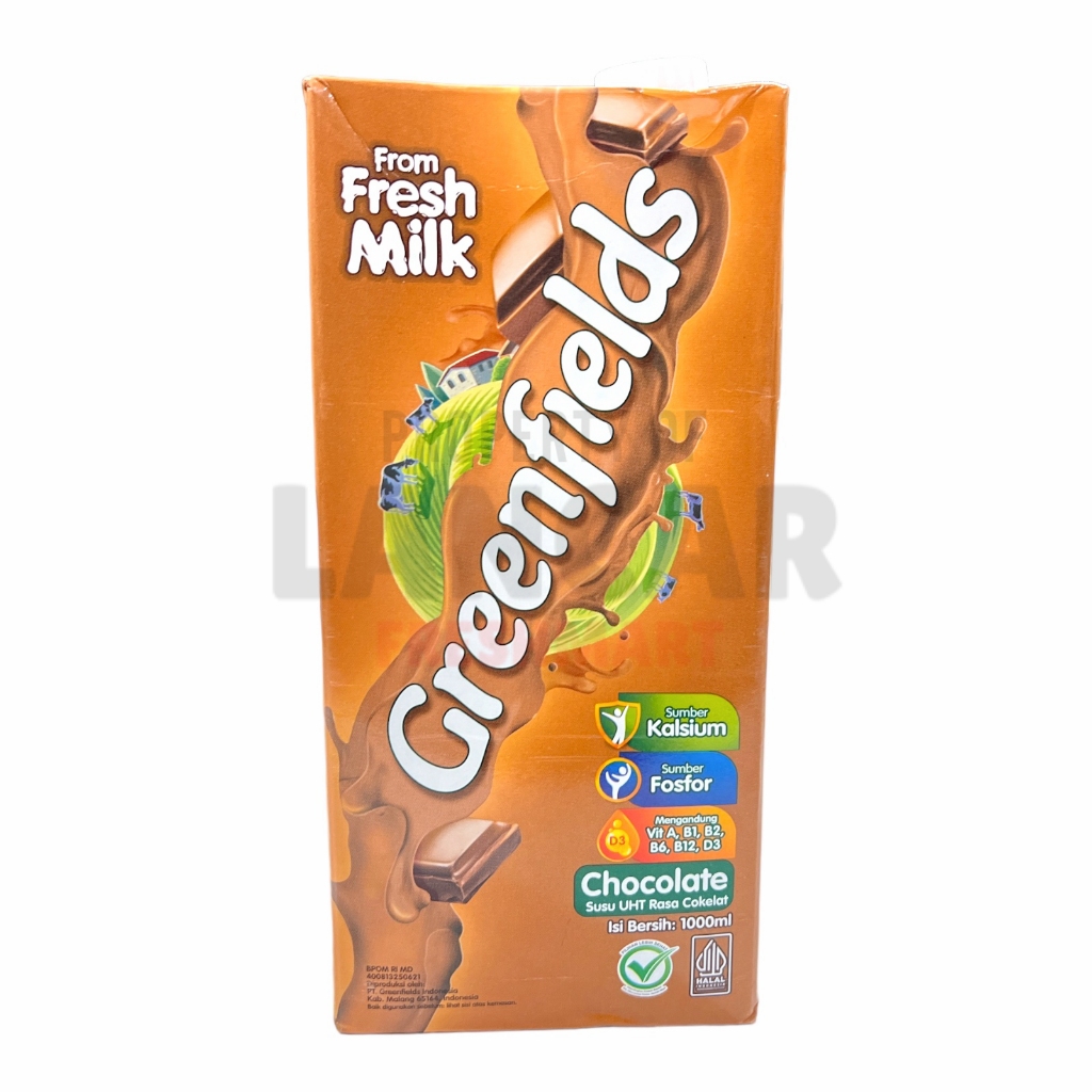 Jual SUSU GREENFIELDS CHOCOLATE 1L | Shopee Indonesia