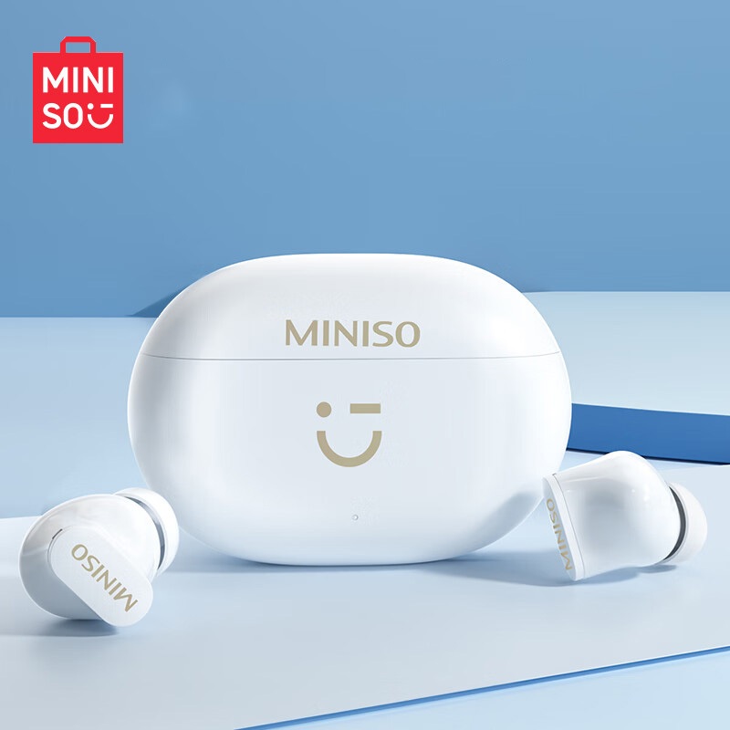 Jual MINISO MCT02 Wireless Bluetooth Earphone Music Mini Earbuds with ...