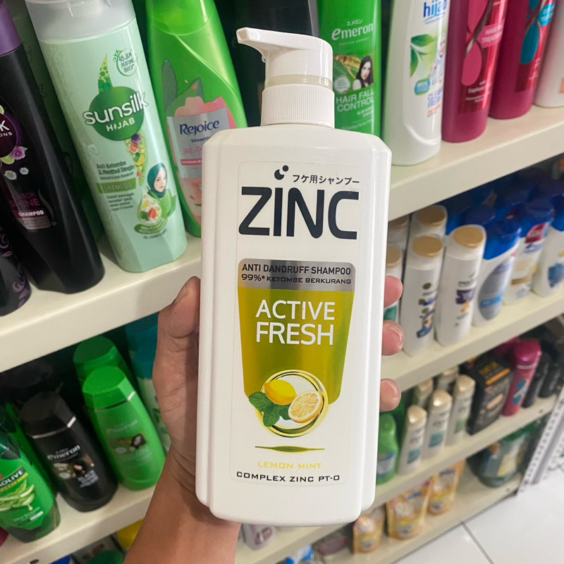 Jual Sampo - Zinc Shampoo Active Fresh 680ml | Shopee Indonesia