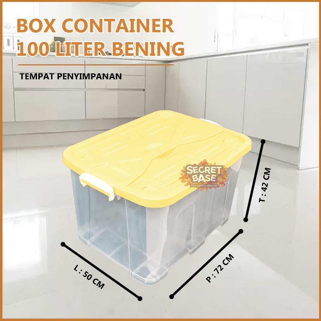 Jual BOX CONTAINER 100 LITER + RODA - Kontainer Box / Container Box ...
