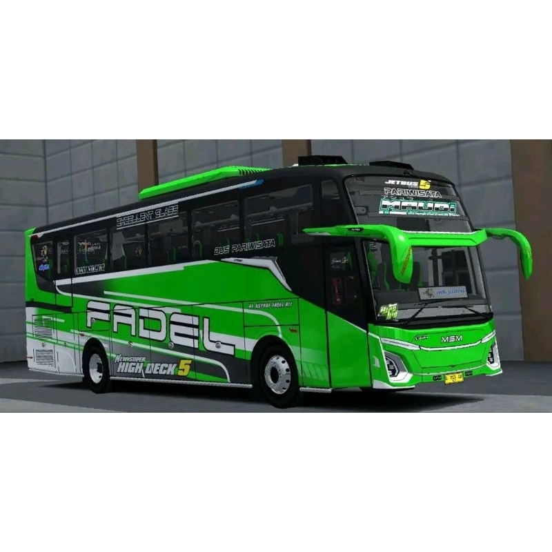 Jual minaitur bus JB5 Fadel hijau fariasi lampu leed bus viral telolet ...