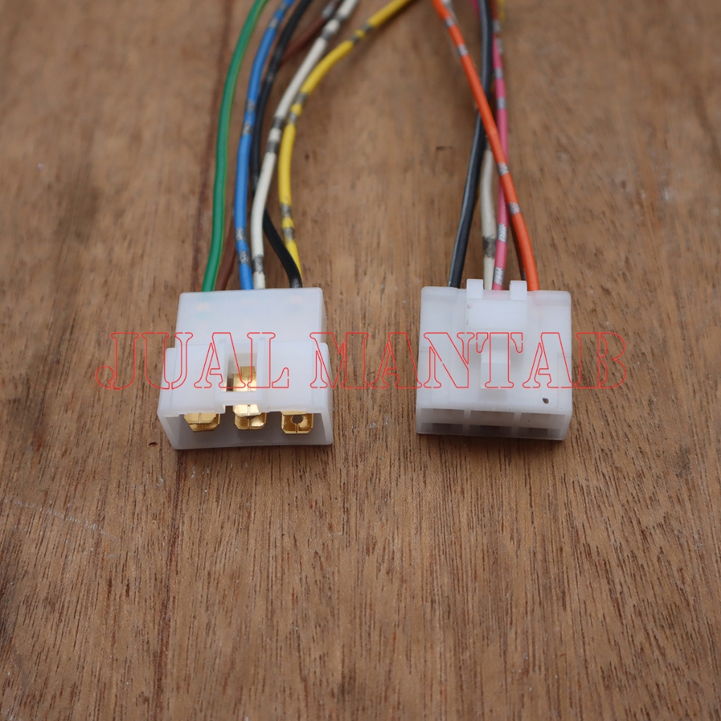 Jual Socket Kabel Kiprok Regulator 6 PIN FULL Male Female UNIVERSAL ...