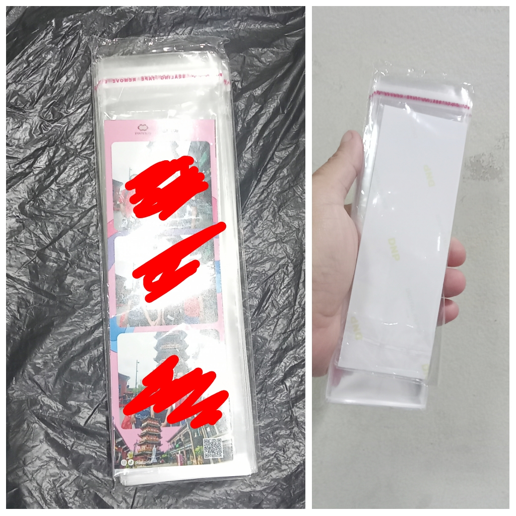 Jual 1 pack (isi 100) plastik foto untuk hasil di Photo booth pelindung ...