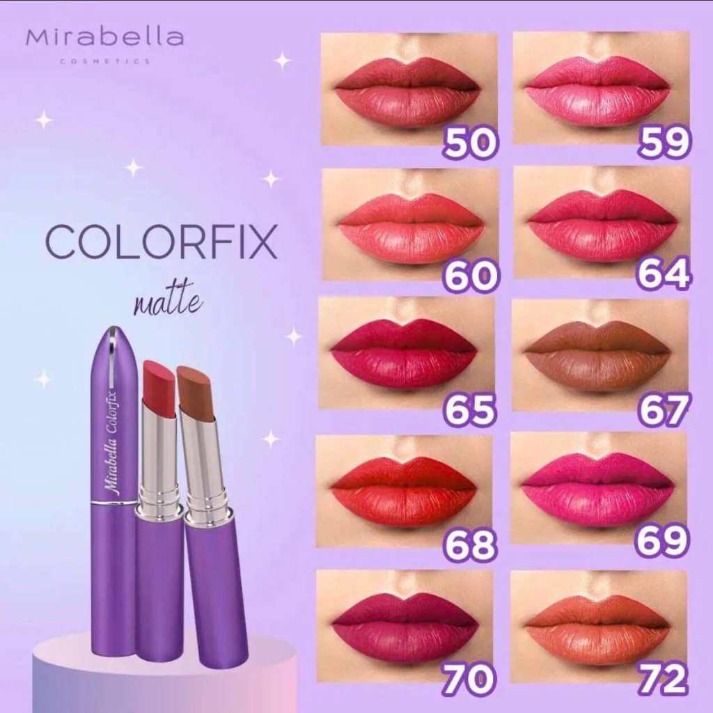 Jual Mirabella Colorfix Matte Lipstick | Lipstik | Shopee Indonesia