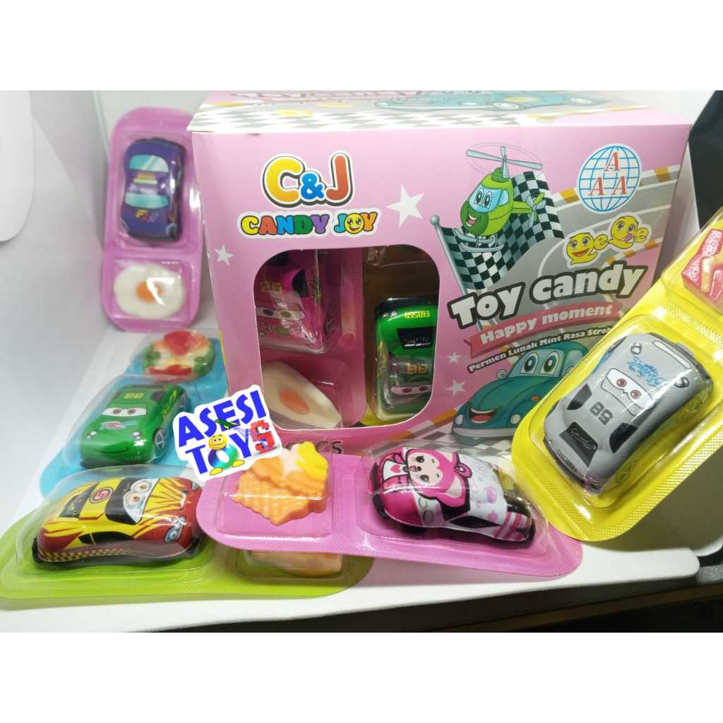 Jual permen anak warung rasa lunak mainan mobil 30pcs | Shopee Indonesia