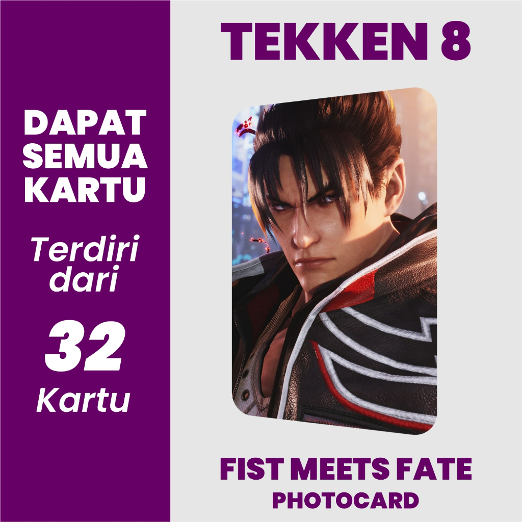 Jual Tekken 8 Photocard Fist Meets Fate | Shopee Indonesia