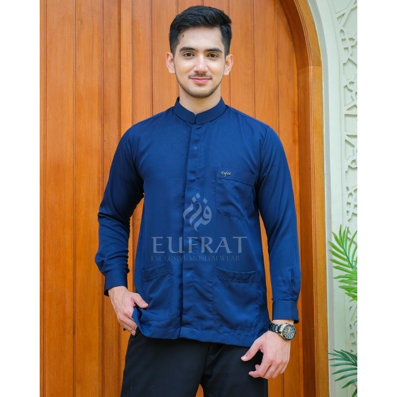 Jual BAJU KOKO LENGAN PANJANG FORMAL EUFRAT - OTSMAN SALUR MANSET ...