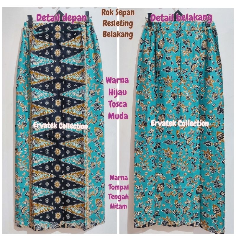 Jual NEW (S - 5L) Rok Sepan Tumpal Betawi ST52 Resleting Belakang ...