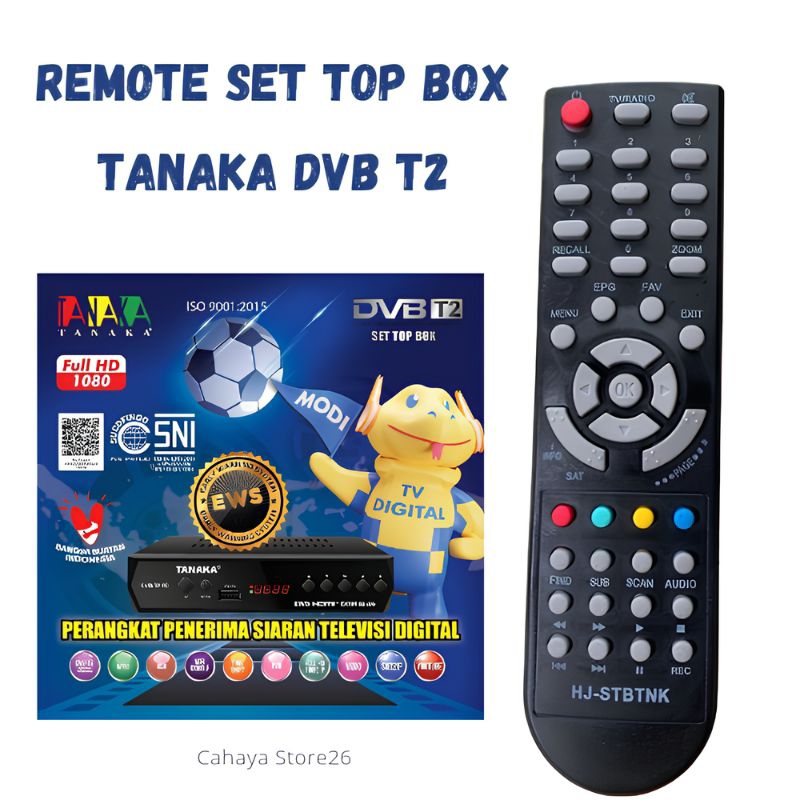 Jual Remote STB Tanaka DVB T2 | Shopee Indonesia