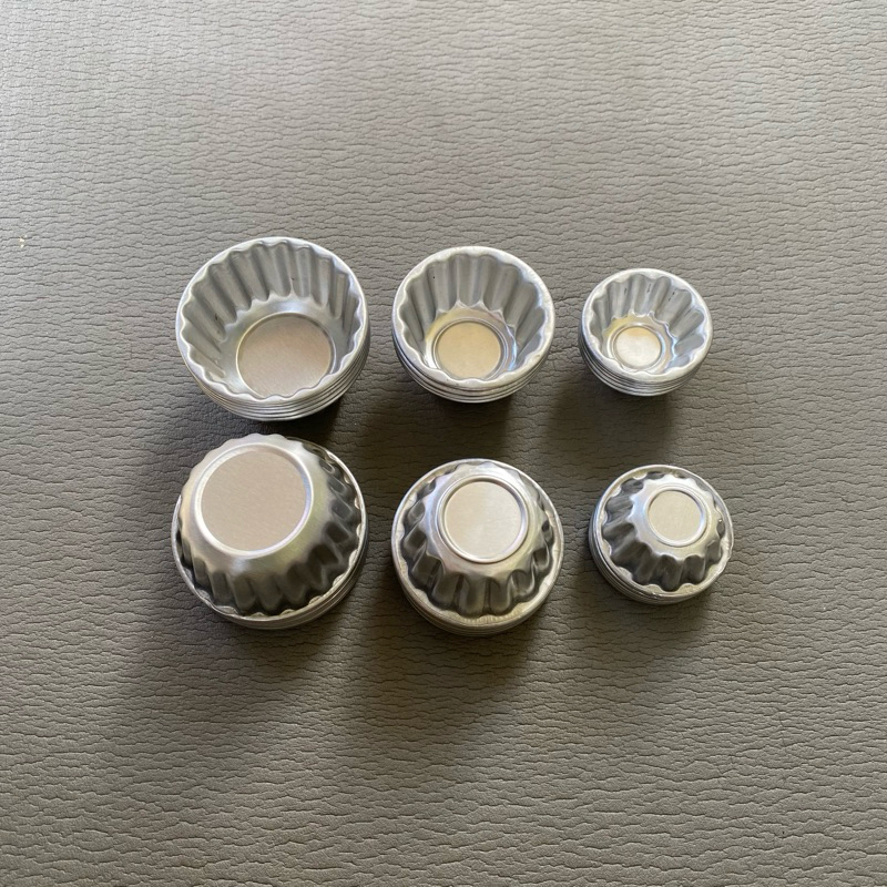 Jual Cetakan Egg Tart Aluminium Press Tanpa Sambungan TEBAL / Cetakan ...