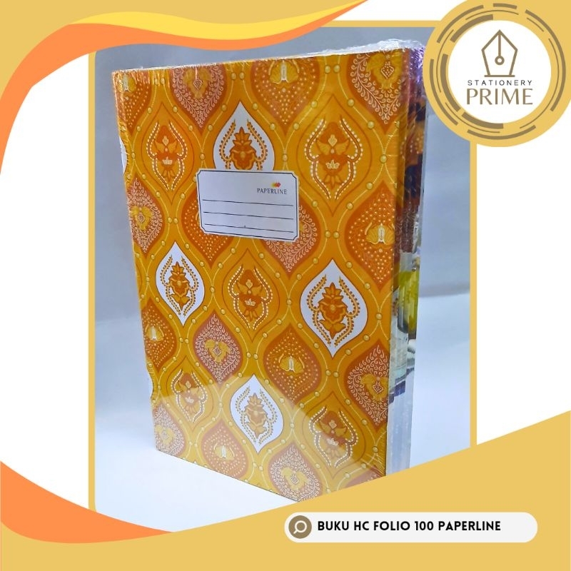 Jual Buku Hard Cover Folio 100 Lembar Paperline ( 1 Pack isi 5 Buku ...