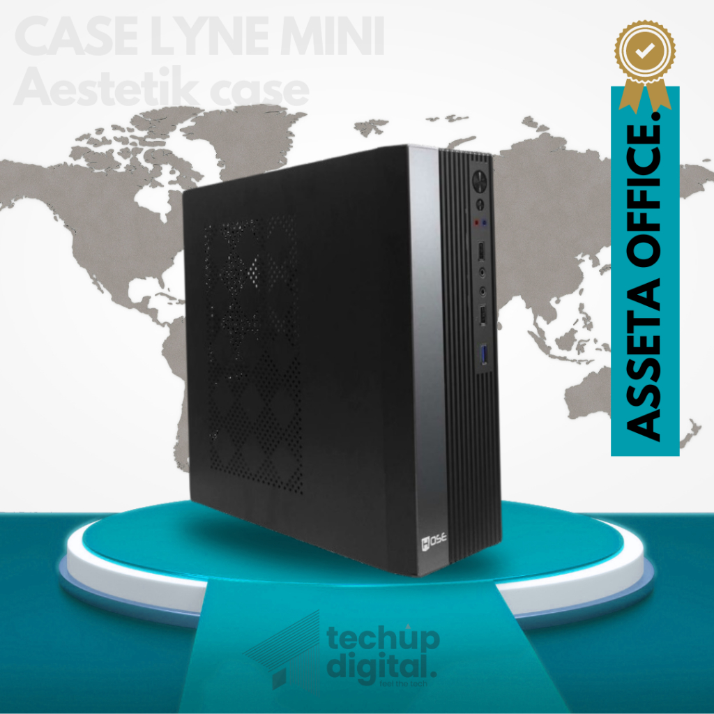 Jual Casing Komputer Case Lyne slim Mini /pc rakitan /pc office murah ...