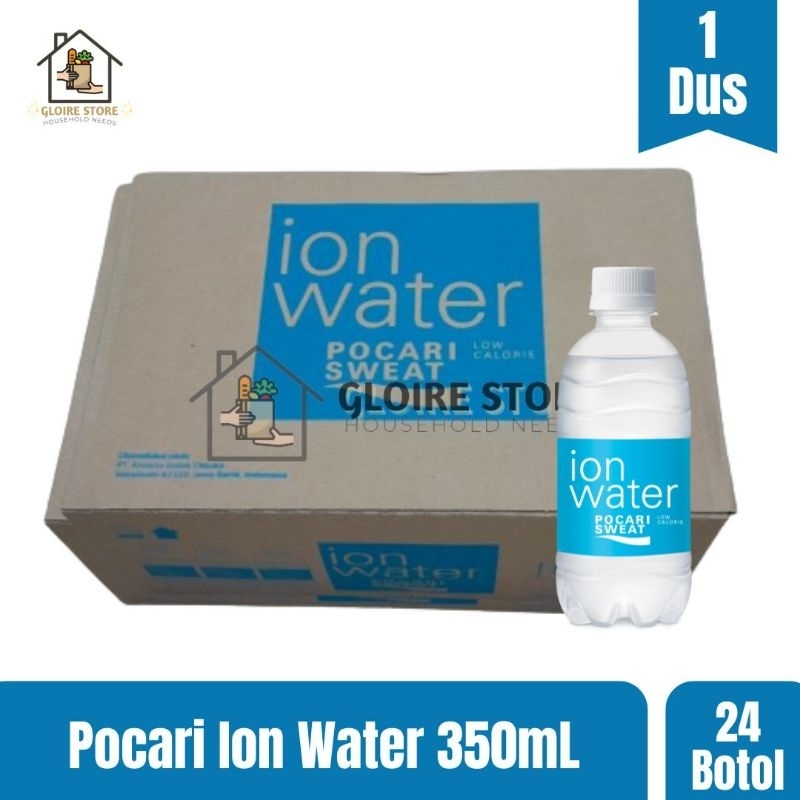 Jual ION WATER 350mL 1 Dus 24 Botol Pocari Less Sugar (YOW/R.r ...