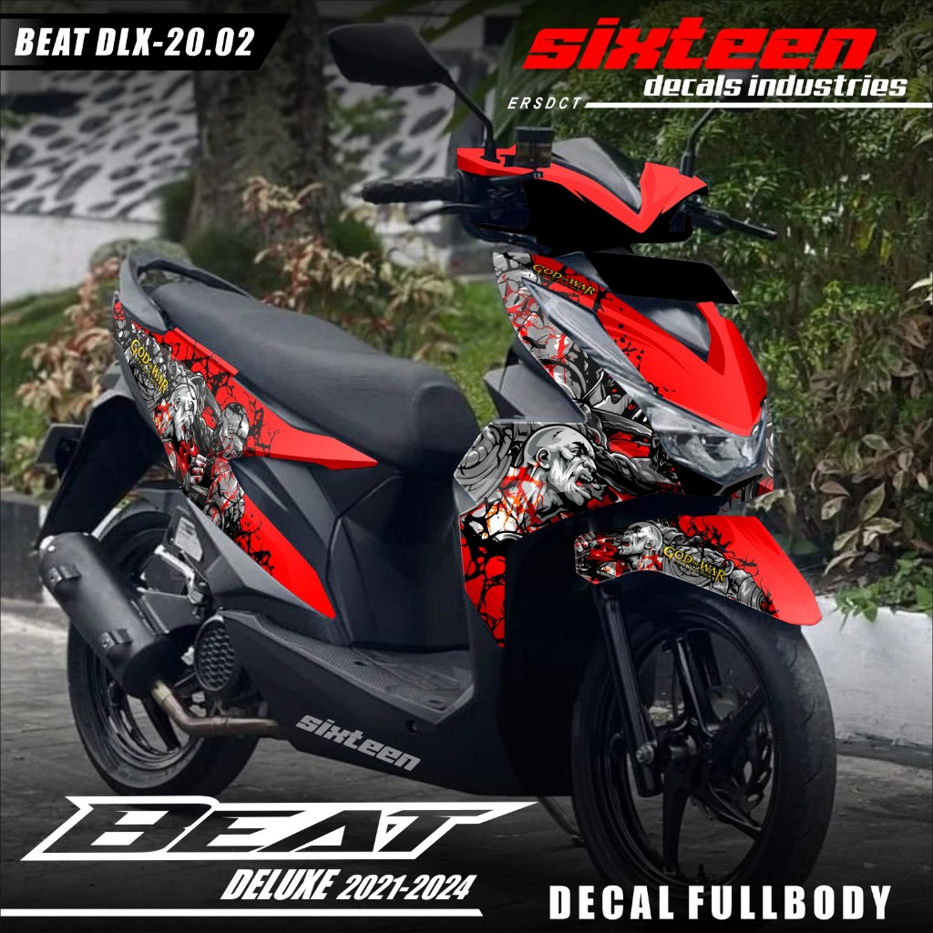 Jual (COD) TERBARU Decal Sticker Honda Beat DELUXE STREET 2020 2021 ...