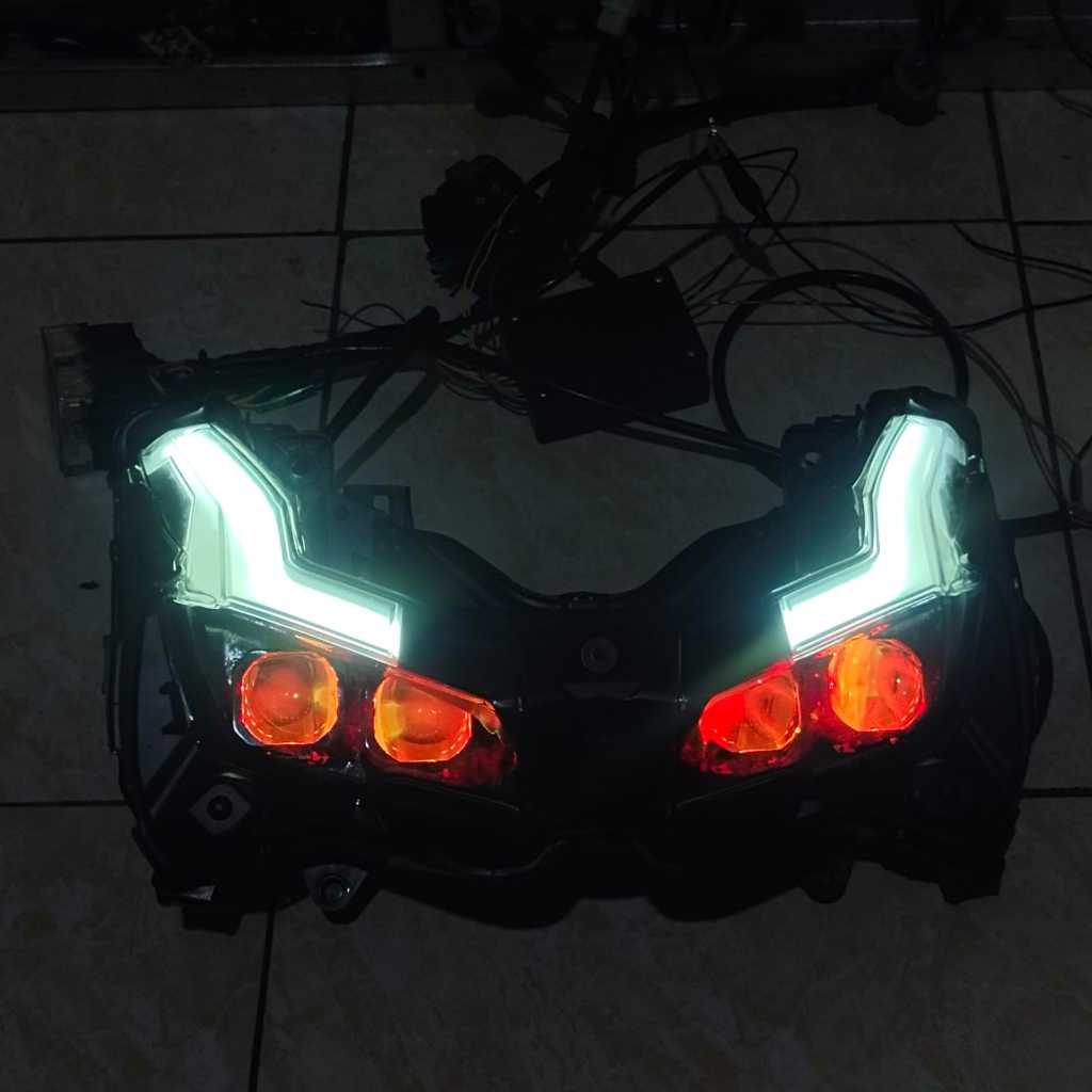 Jual PROJECTOR BILED ADV 150 160 COSTUM BILED MATRIX FULLSET REFLEKTOR ...