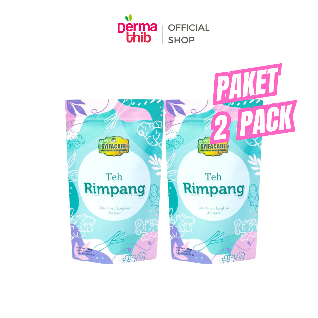 Jual Paket 2 Pack Teh Rimpang SYIFACARE - Teh Celup Ramuan Herbal ...