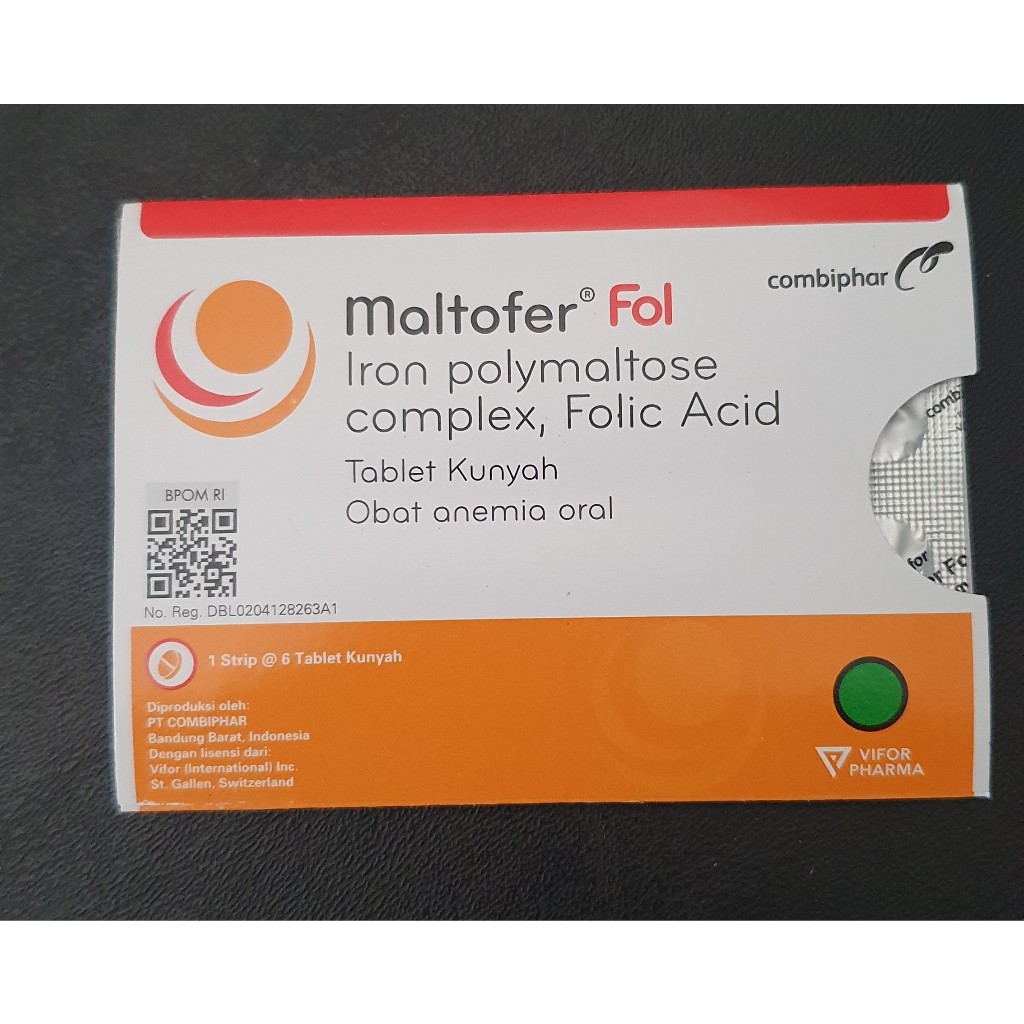 Jual Maltofer Tablet Kunyah 6 Tablet - Obat Anemia dan Kekurangan Zat ...