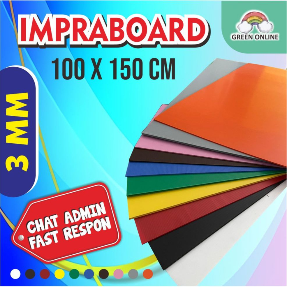 Jual INFRABOARD IMPRABOARD 150X100cm 100X150cm Tebal 3mm PP BOARD ...