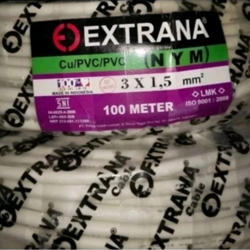 Jual Kabel Listrik EXTRANA NYM 3 x 1.5mm | Shopee Indonesia