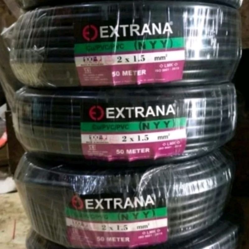 Jual Kabel Listrik EXTRANA NYY 2 x 1.5mm | Shopee Indonesia
