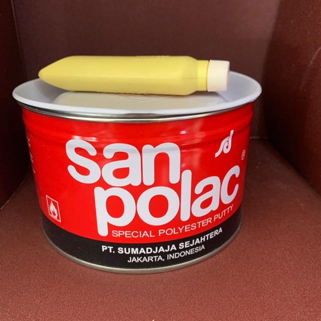 Jual Dempul Sanpolac Kemasan 1Kg Untuk Mobil/Motor/Kayu/Besi | Shopee ...