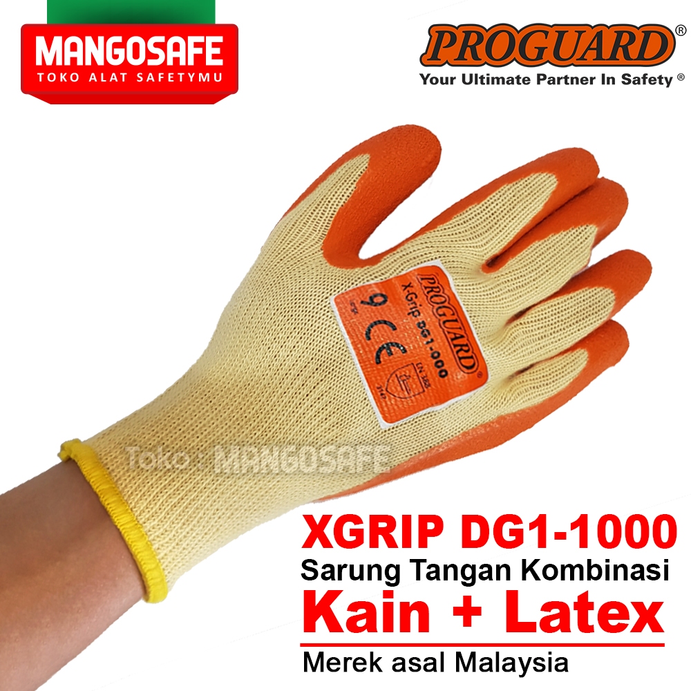 Jual Sarung Tangan Kombinasi Proguard Max Grip DG 1000 Kualitas Bagus ...
