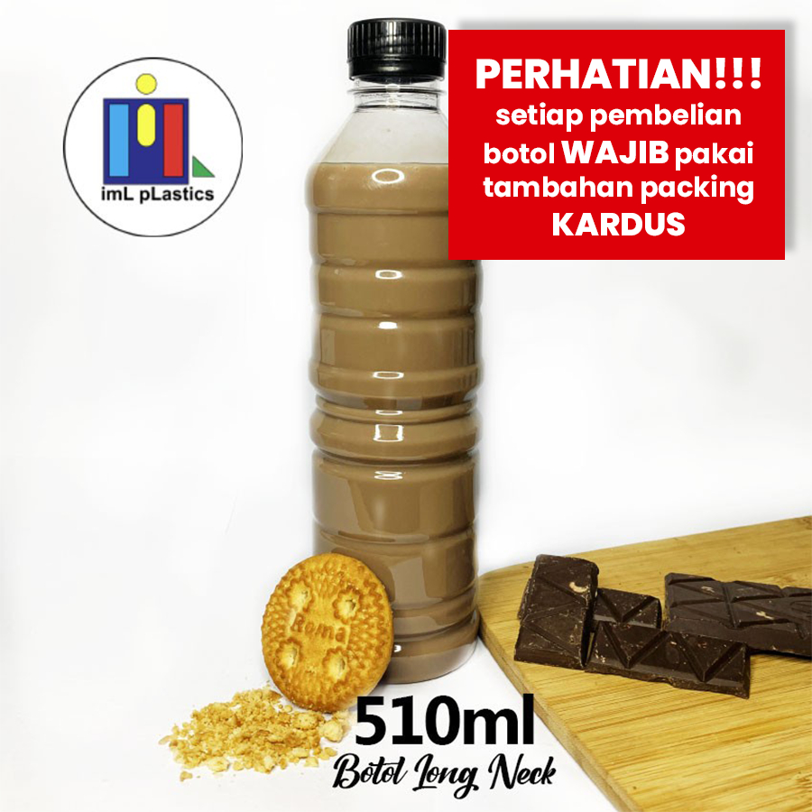 Jual BOTOL PLASTIK 510 ml / Botol Sinom / Es Tebu + Tutup LN - 1 pcs ...
