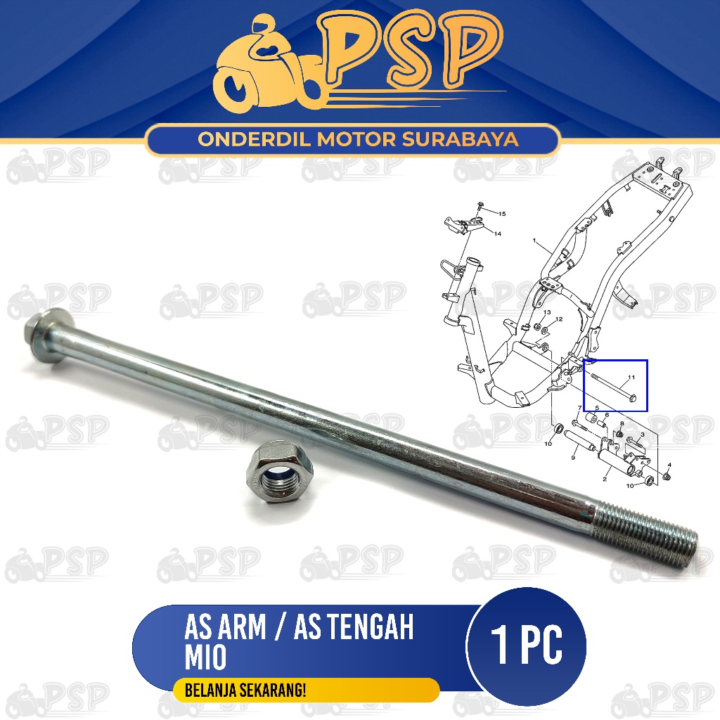 Jual As Arm / Tengah Mio - As Swing Arem Fork Forek Garpu Tengah Center ...