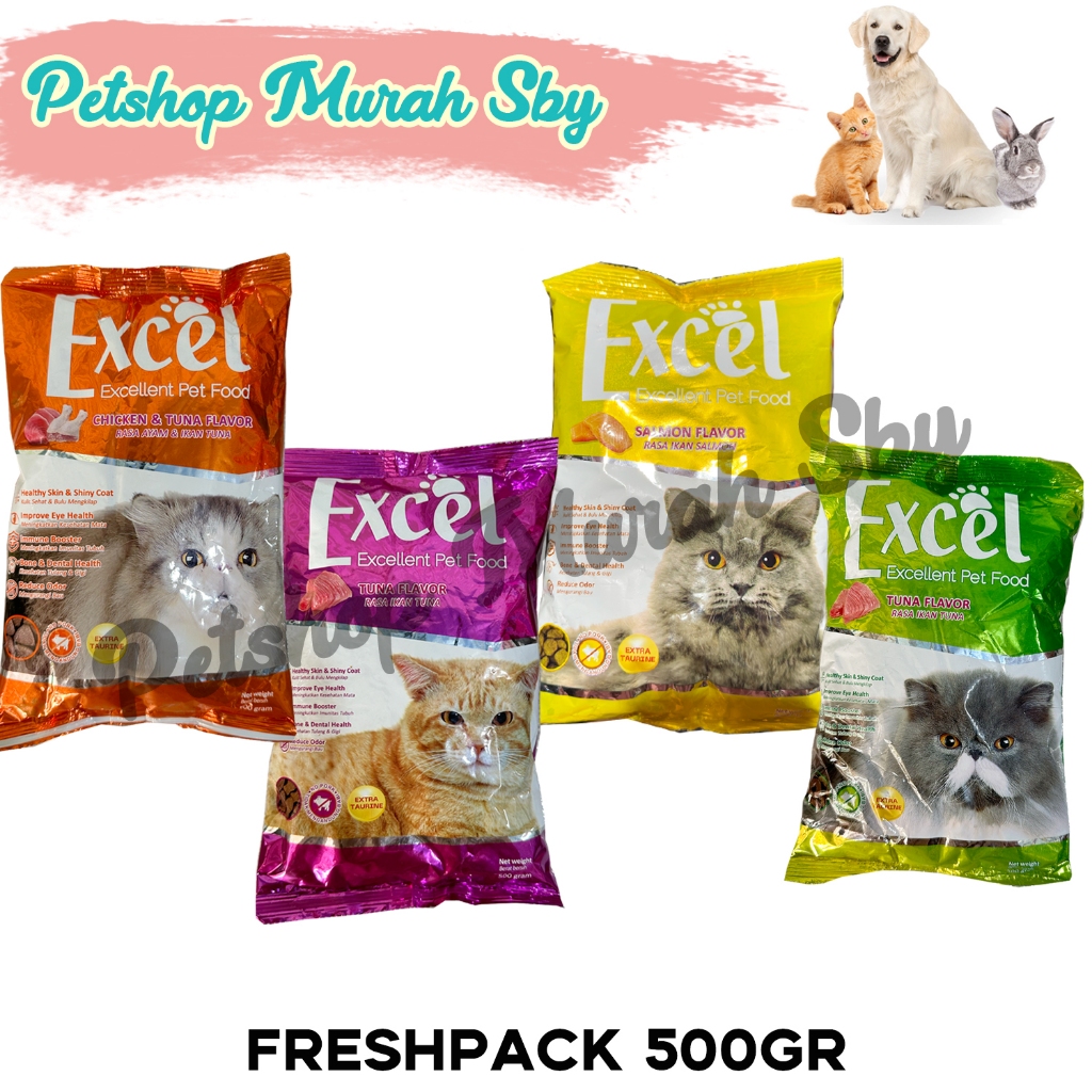Jual Excel Tuna / Chicken&Tuna / Salmon Adult Freshpack 500gr - Makanan ...