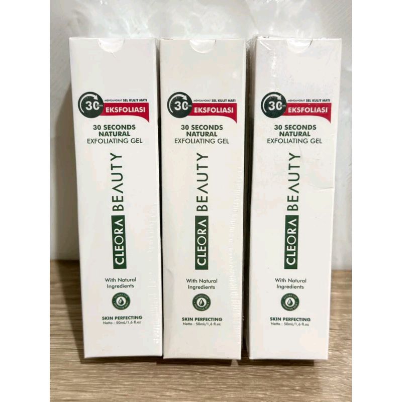 Jual CLEORA Beauty 3 Minutes Exfoliating Gel 50ml & 100ml | Cleora 30 ...