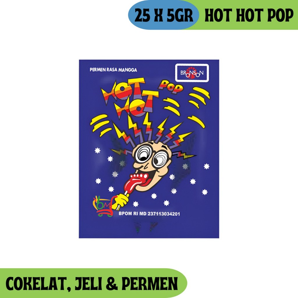 Jual Hot-Hot Pop dari Bronson Permen Berbentuk Kaki dengan Rasa Mangga ...