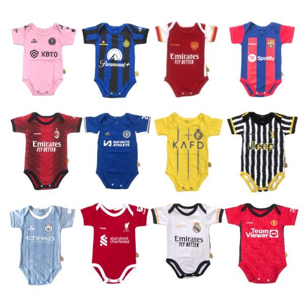 Jual Jumper Bola Bayi / Jersey Bola Baby / Set Jumper Nama + No ...