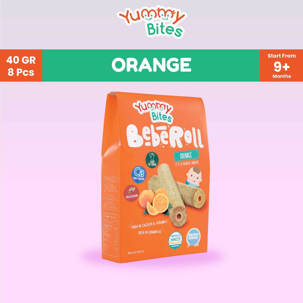 Jual Yummy Bites Beberoll 40 GR Snack Baby/ Cemilan bayi | Shopee Indonesia