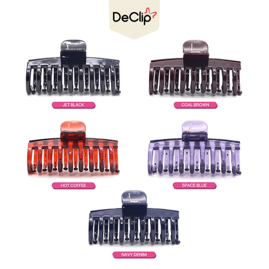 Jual Jepit Roll DeClip Original 9.5 CM Warna Gelap | Shopee Indonesia