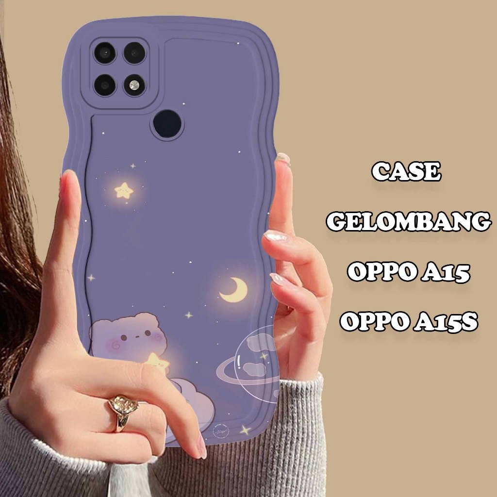 Jual Soft Case GELOMBANG Hp Oppo A15/A15S - Oppo A15/A15S - Case Pro ...