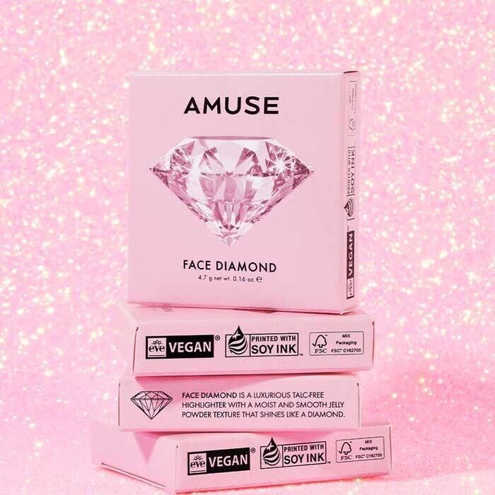 Jual AMUSE Face Diamond Pink Diamond 4.7g | Shopee Indonesia