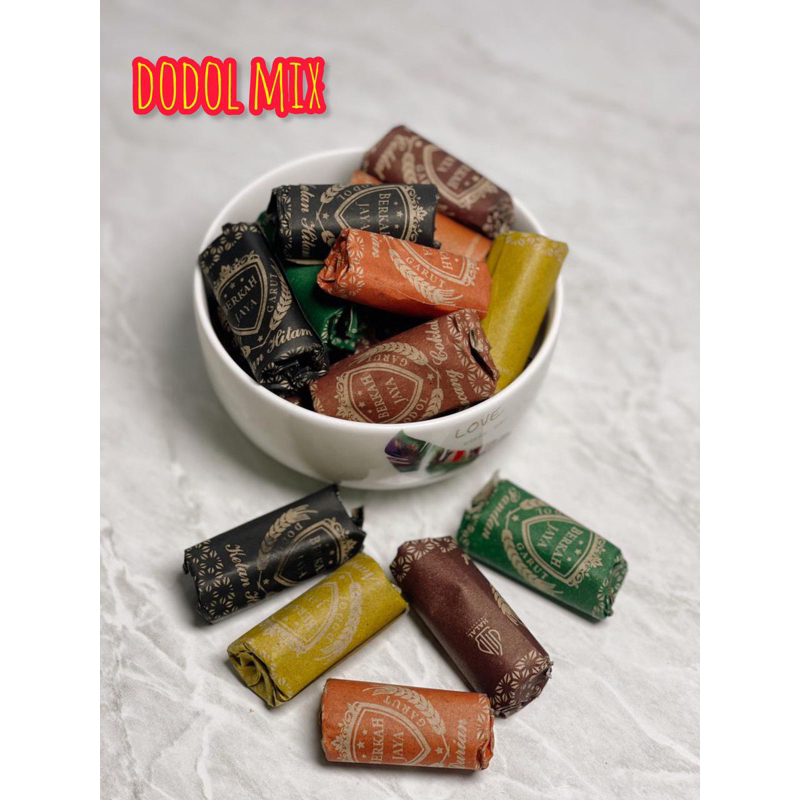 Jual Dodol Mix ( Susu / Durian / Wijen ) 500 gr (1/2 kg) | Shopee Indonesia