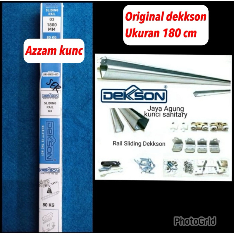 Jual promo rel pintu geser j3 D3 D4 dekkson rel pintu geser RELL PINTU ...