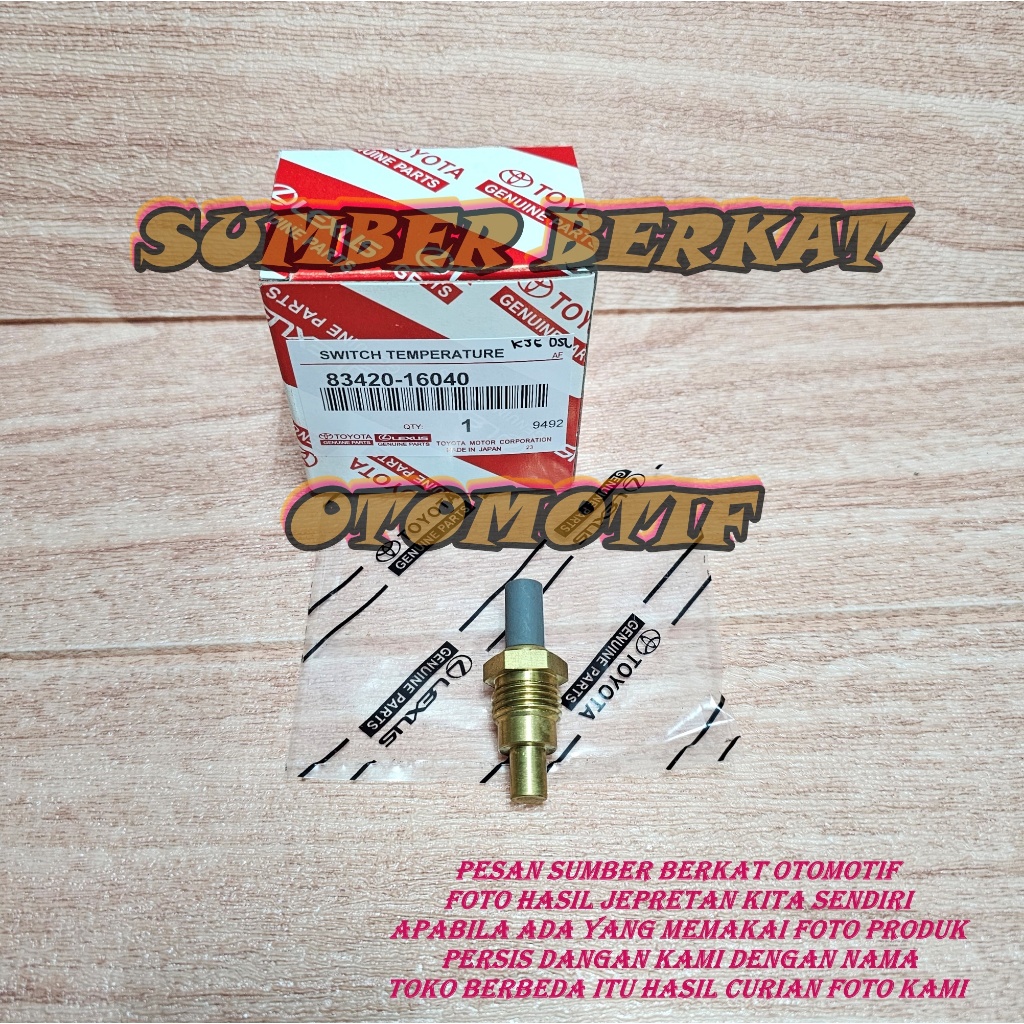 Jual SWITCH TEMPERATUR SENSOR PANAS TOYOTA KIJANG 7K DIESEL | Shopee ...