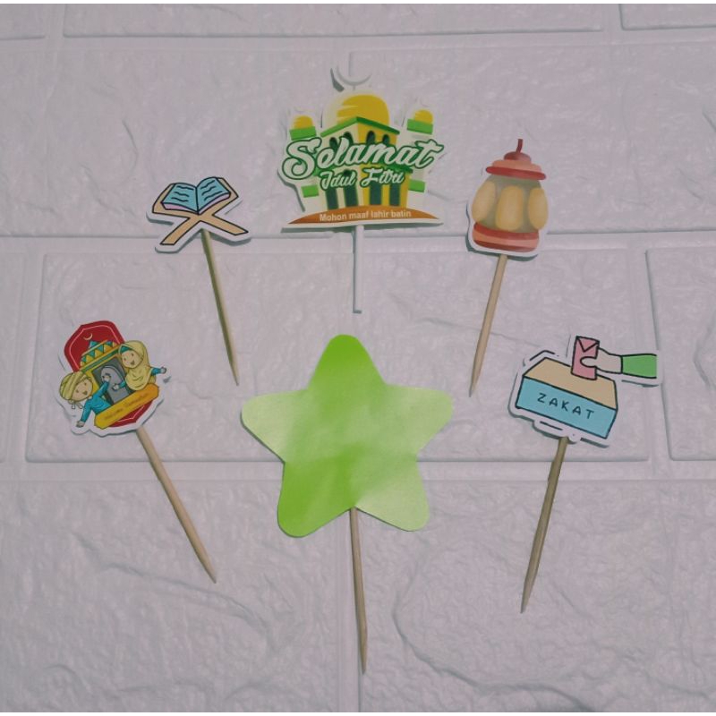 Jual TOPPER KUE ULTAH / TOPPER LEBARAN / TOPPER RAMADHAN / KUE LEBARAN ...