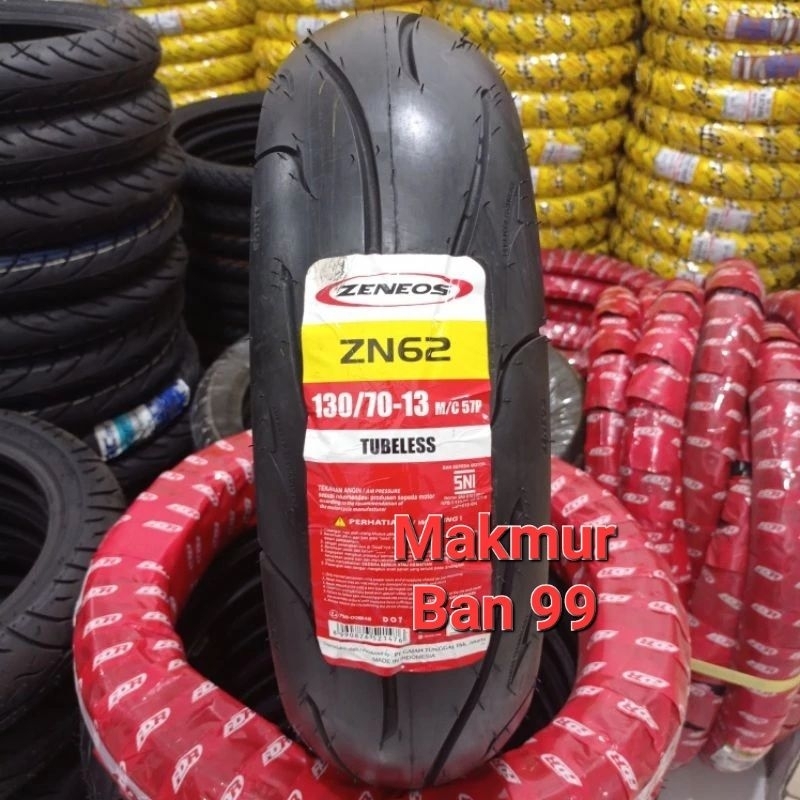 Jual Ban Motor Zeneos 130/70-13 ZN62 Tubeless Ban Belakang Nmax / PCX ...