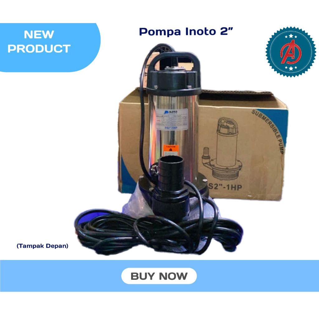 Jual Pompa Submersible Inoto SS2 Inch 1HP | Shopee Indonesia