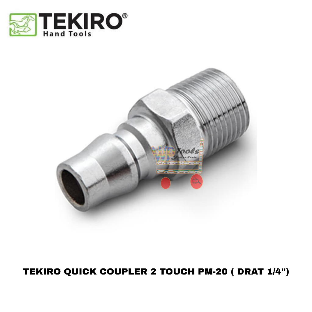 Jual Tekiro Quick Coupler PM-20 Kopler PM20 Drat 1/4" Neple Cowo ...